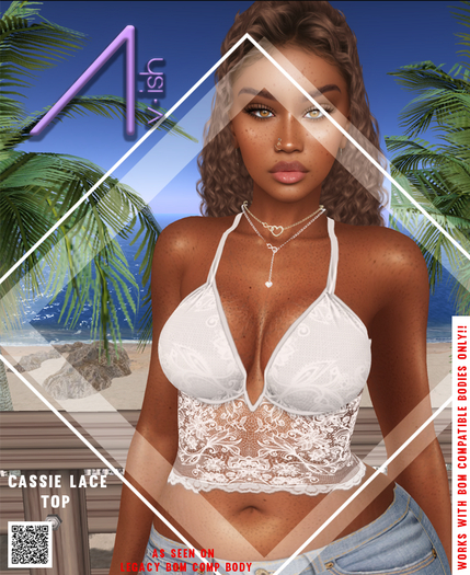 Second Life Marketplace Cassie Lace Black